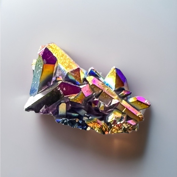 Accents | New Rainbow Titanium Quartz Cluster 33 Grams Increase ...